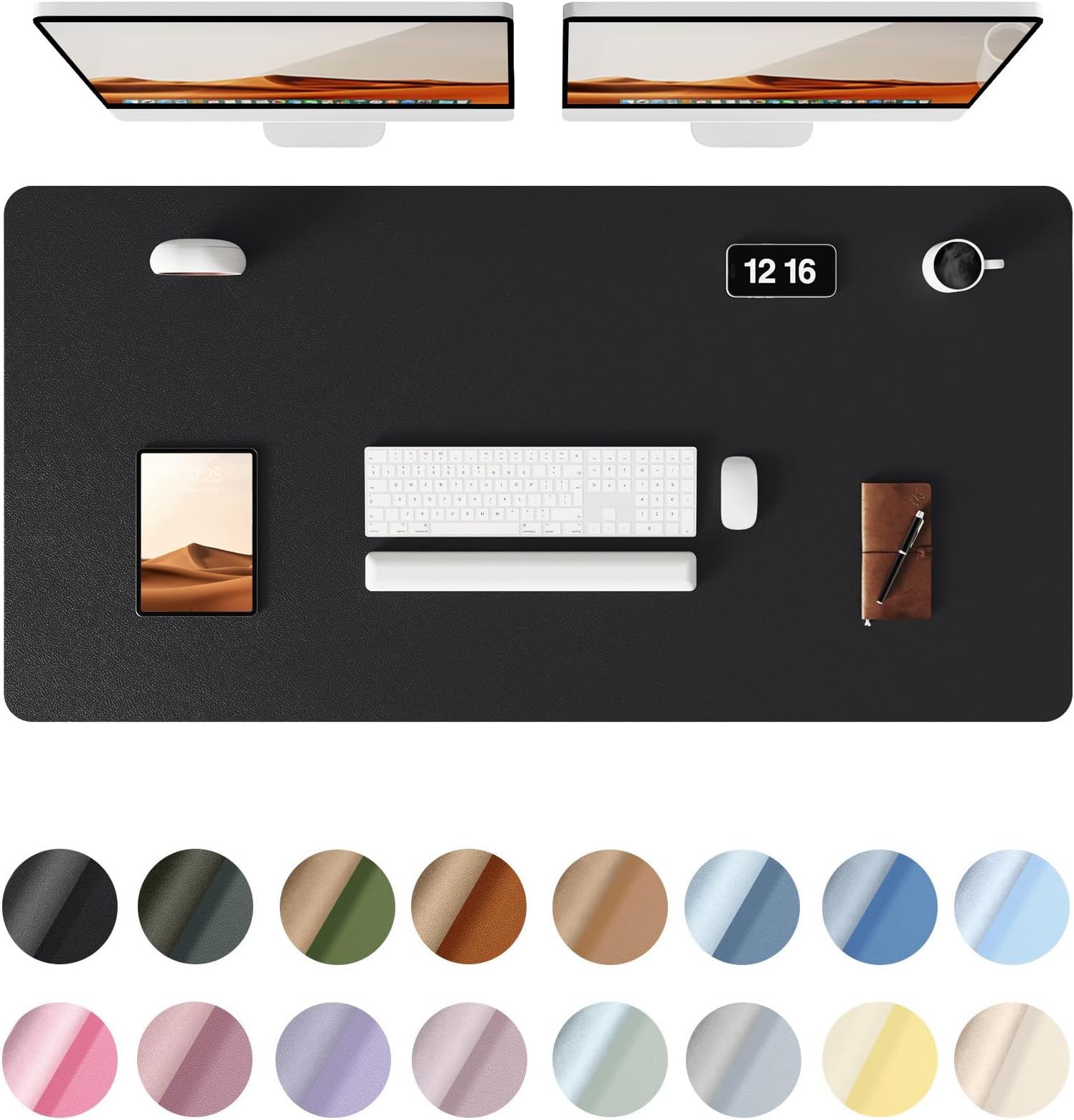 Amazon.com : 24 X 48 Inch Desk Blotter Pad on Top of Desks Waterproof ...