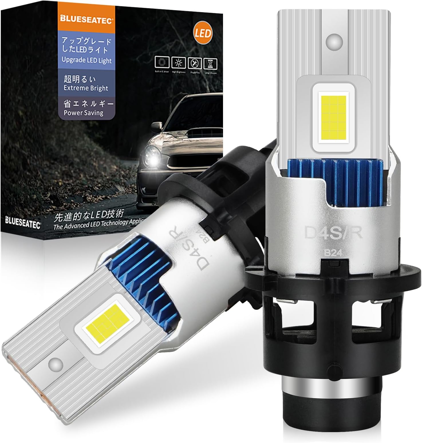 Amazon | 【D4R専用 業界初登場】Briteye D4R LEDヘッドライト 車検対応 純正と同じ発光点 爆光 6500K ホワイト ...