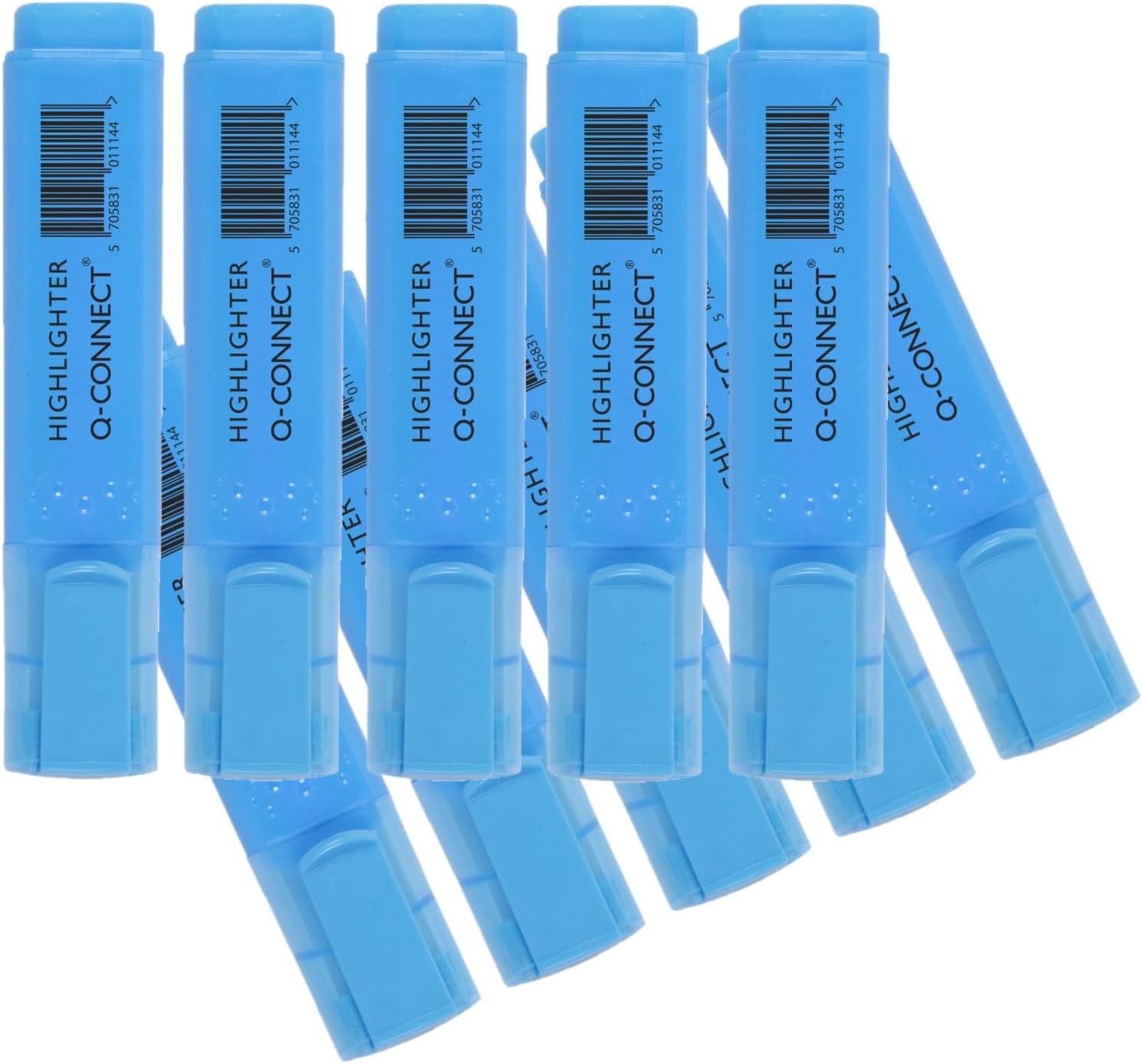 Q-Connect Blue Highlighter Pen (Pack of 10) KF01114 : Amazon.co.uk ...