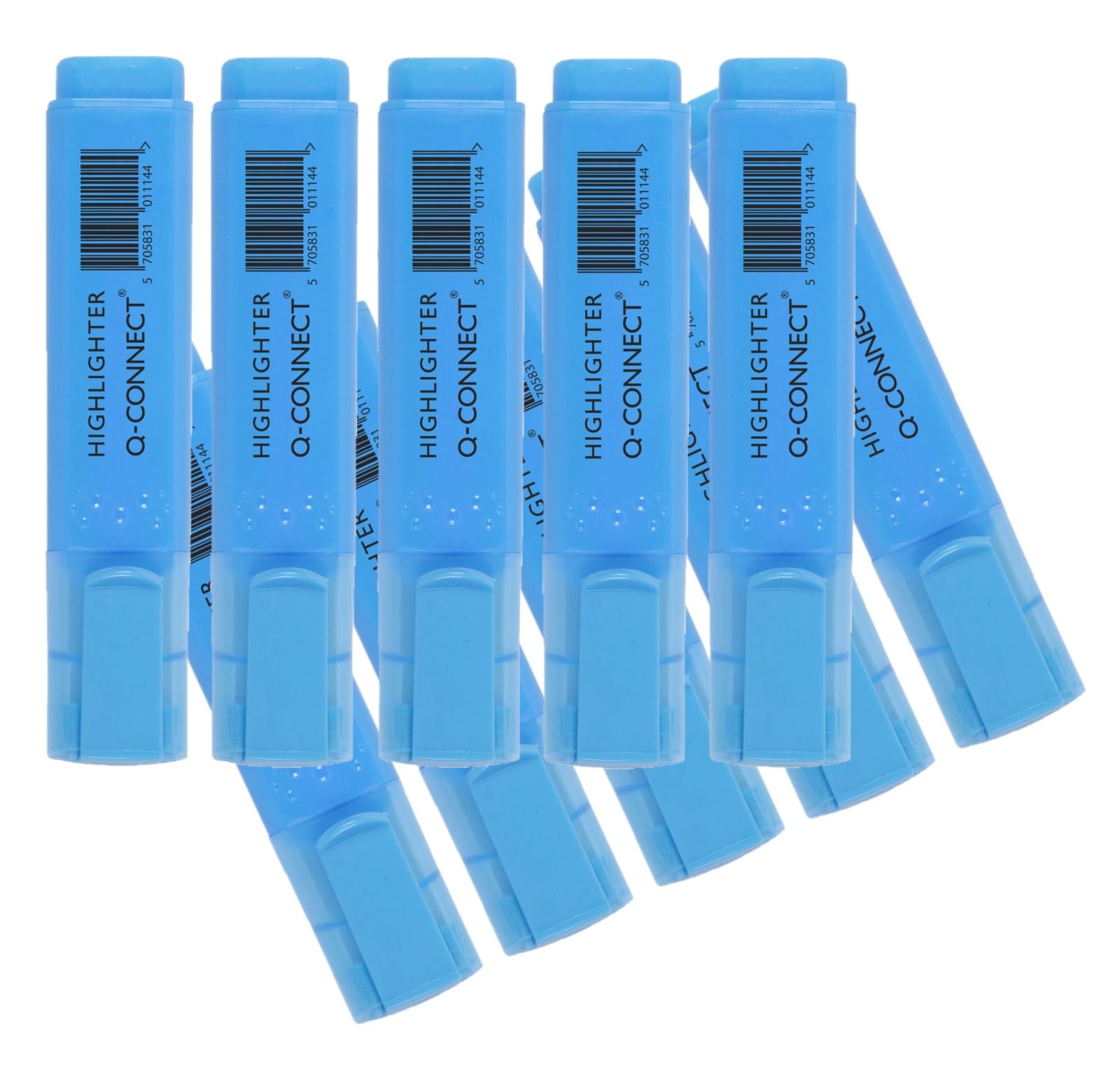 Q-Connect Blue Highlighter Pen (Pack of 10) KF01114 : Amazon.co.uk ...
