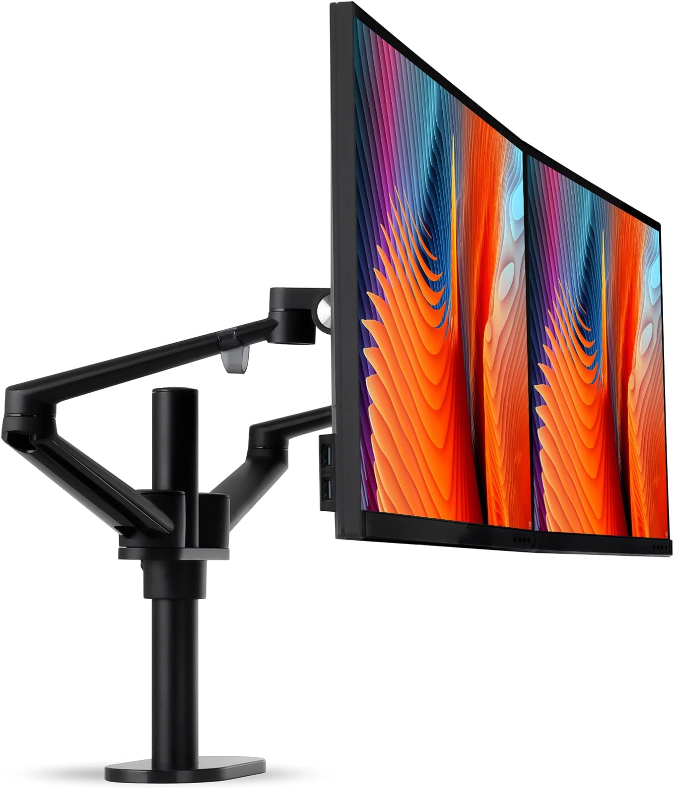 Dual Monitor Stand ErgoFocus Dual Monitor Mount For 13 To 32 Computer ...