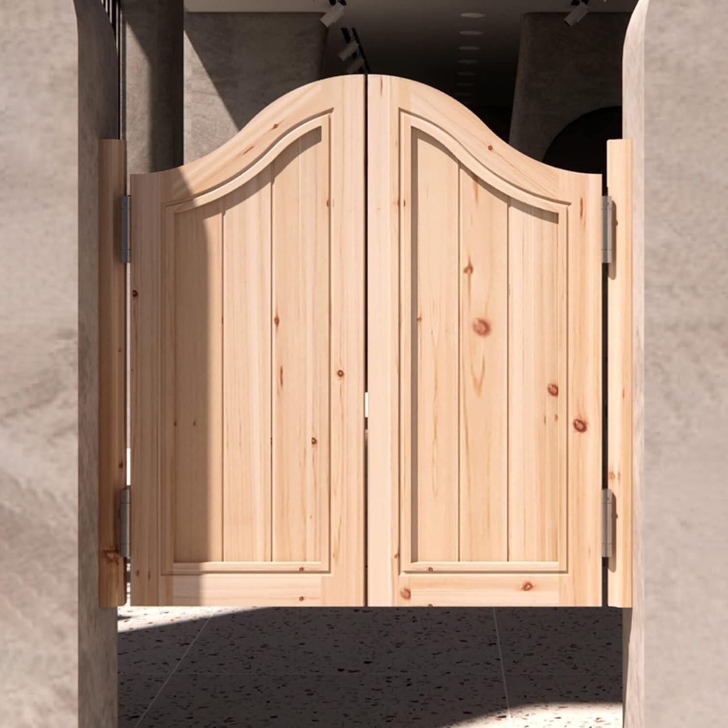 Portes battantes Non peintes, Double Porte battante for Toilettes d ...