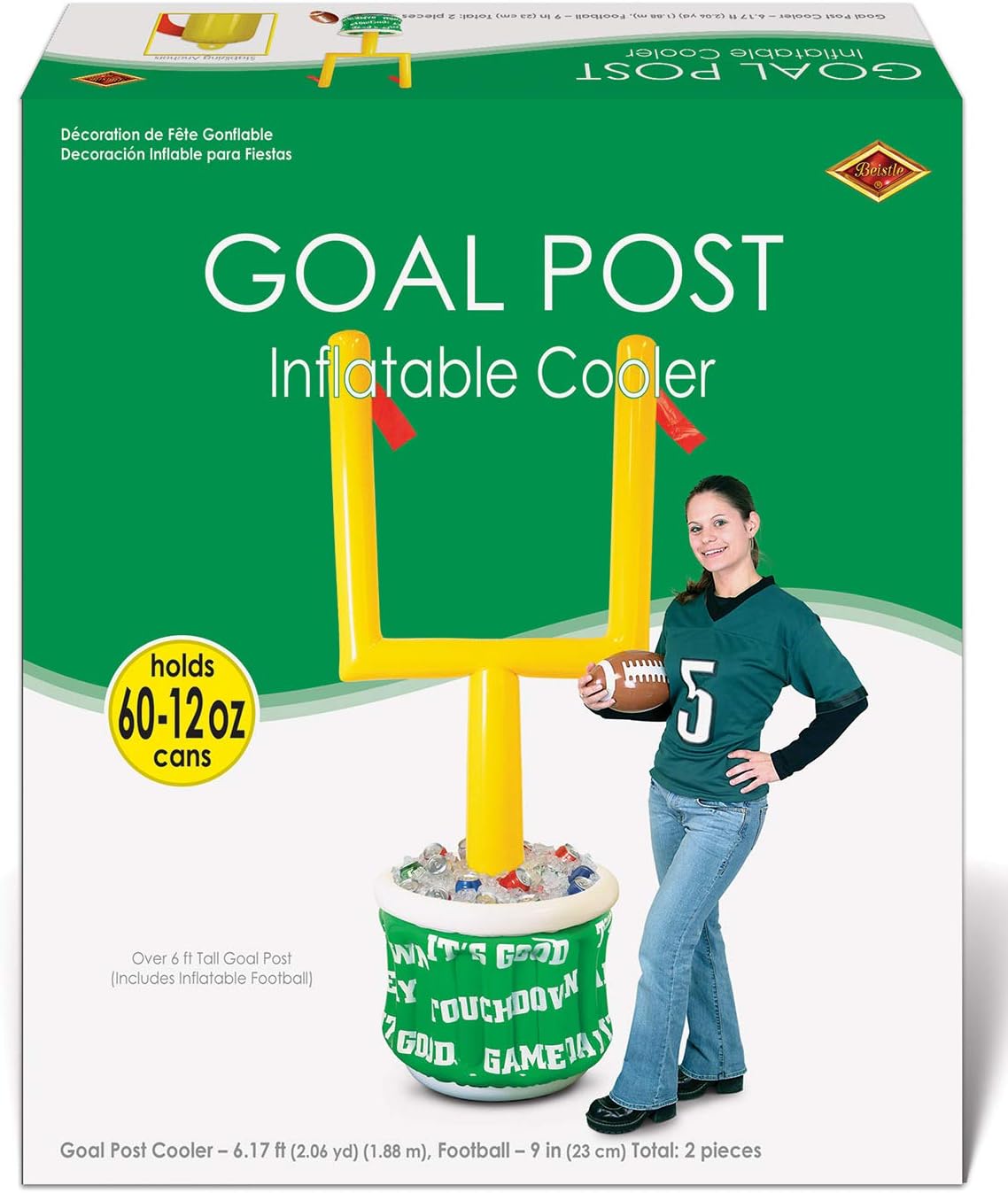 Beistle Inflatable Goal Post Cooler مع كراح لبنان | Ubuy