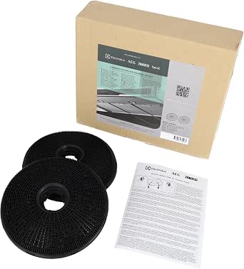 Amazon.com: sparefixd Fan Charcoal Filter Round Shape x 2 Filters to ...