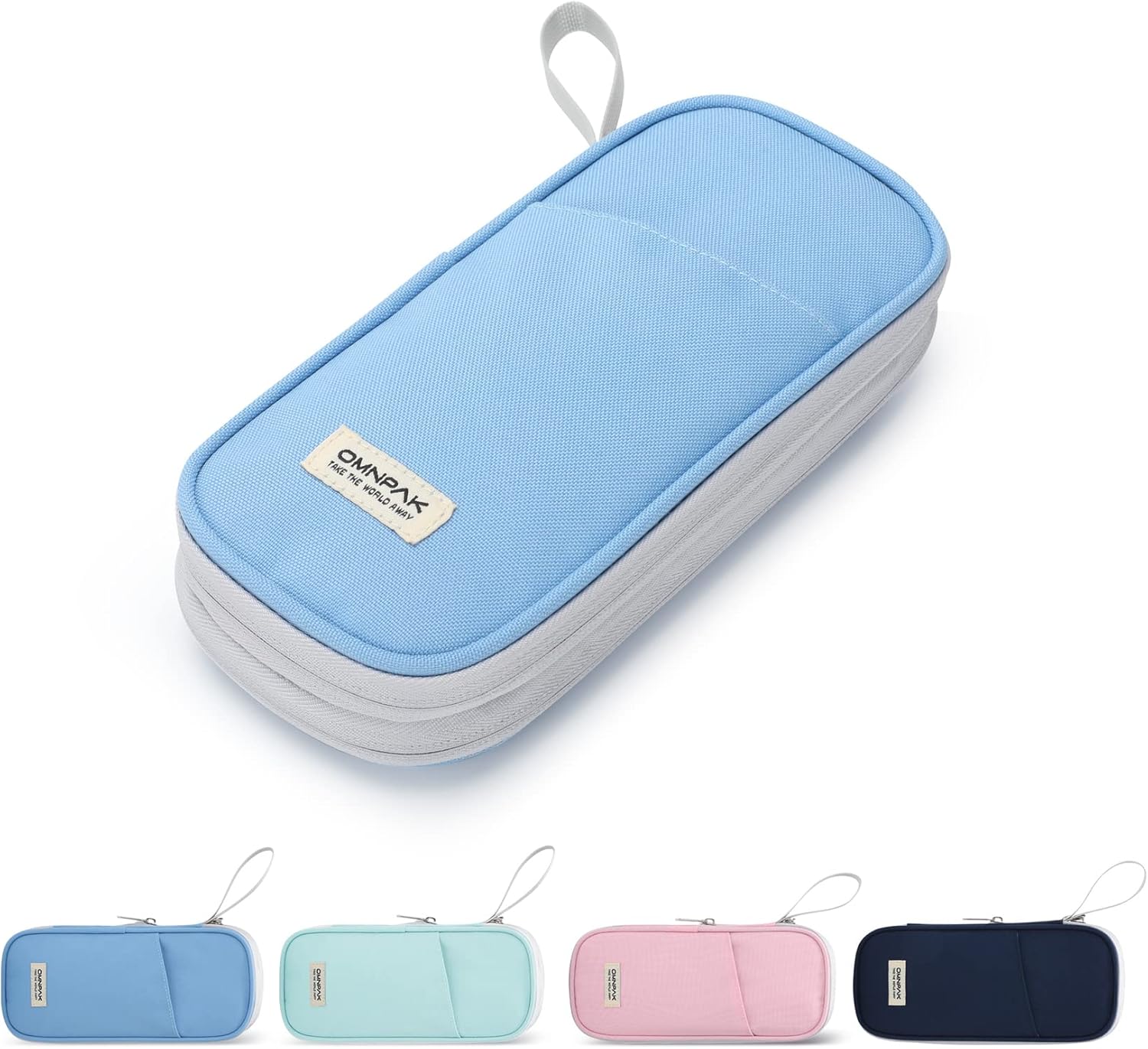 Amazon.com : Omnpak Pencil Case Expandable Pencil Pouch Big Capacity ...