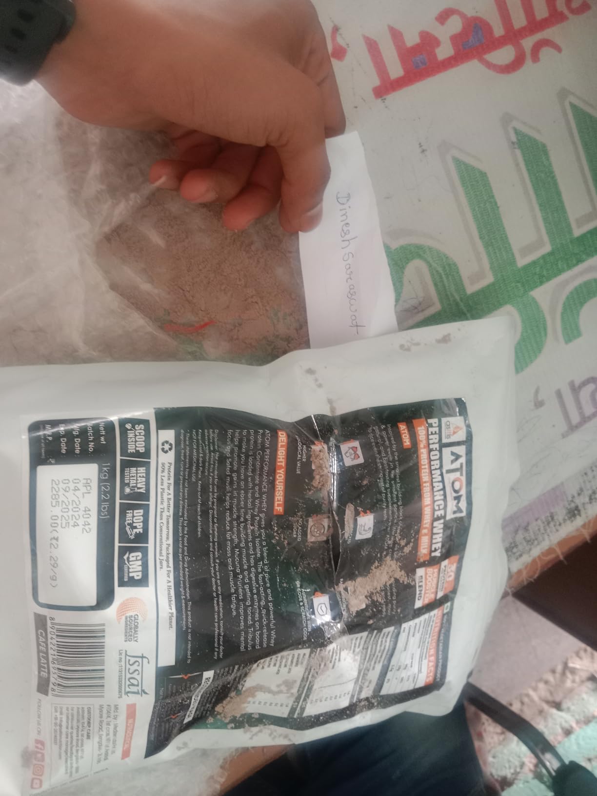 Buy AS-IT-IS ATOM Performance Whey 1Kg (Cookie delight) Online at Low ...