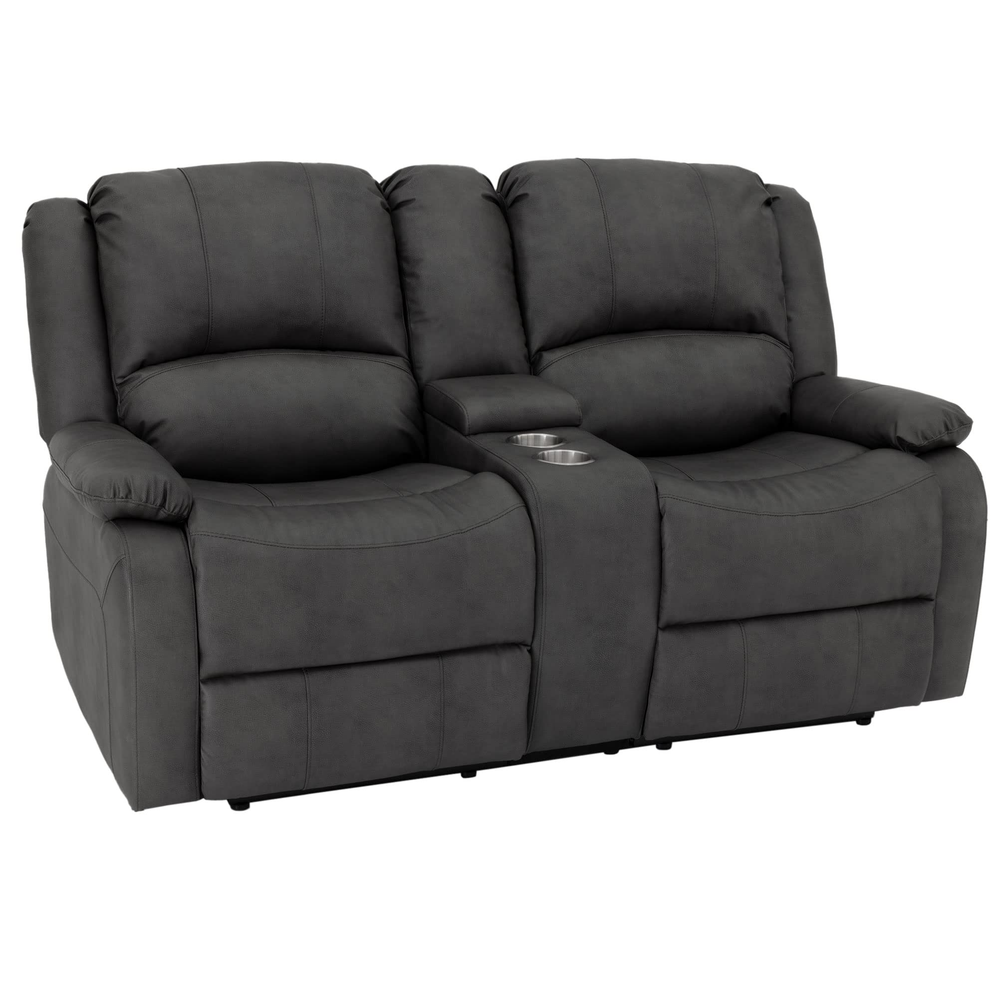 RecPro Charles Collection | 67 Double Recliner RV Sofa & Console | RV ...