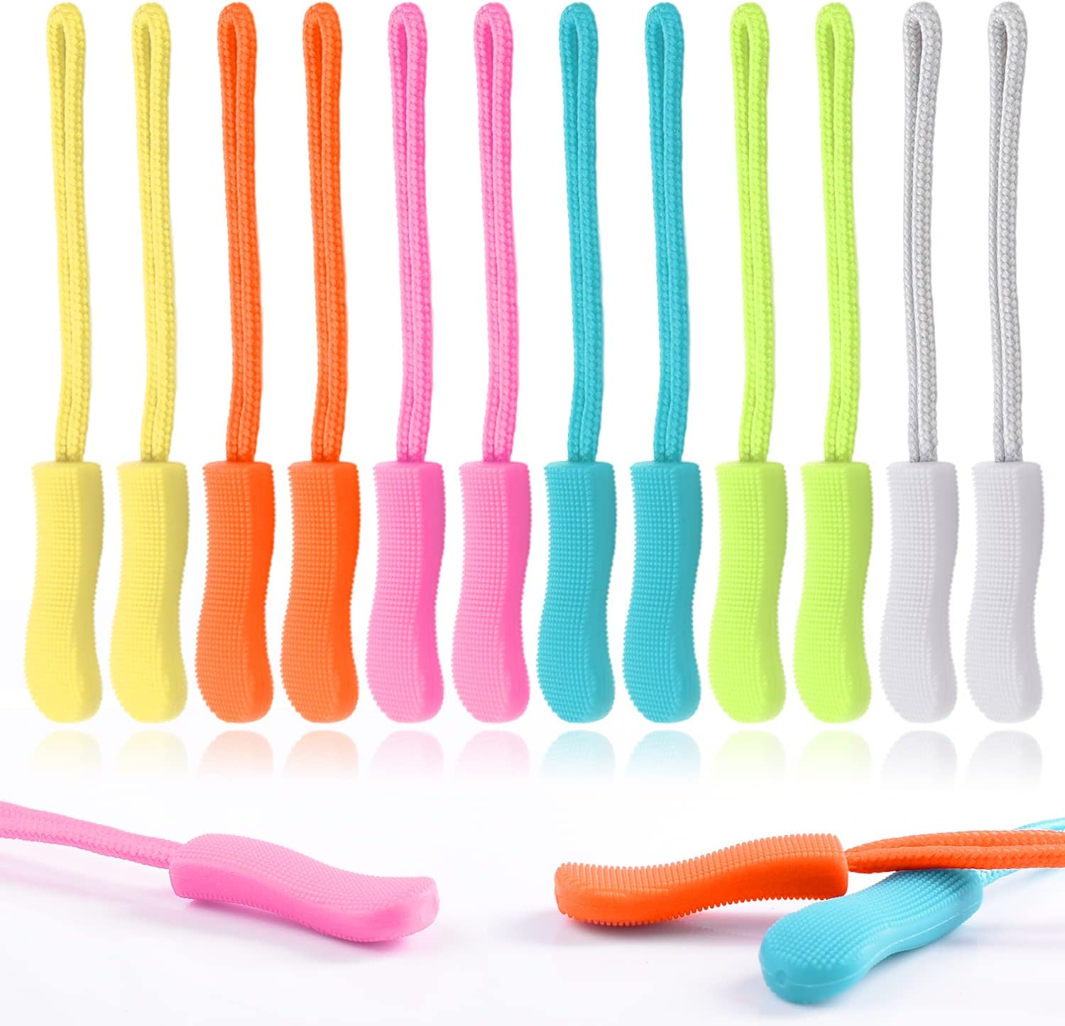 Amazon.com: CooBigo 12Pack Zipper Pull Replacement, Golf Bag Zipper ...