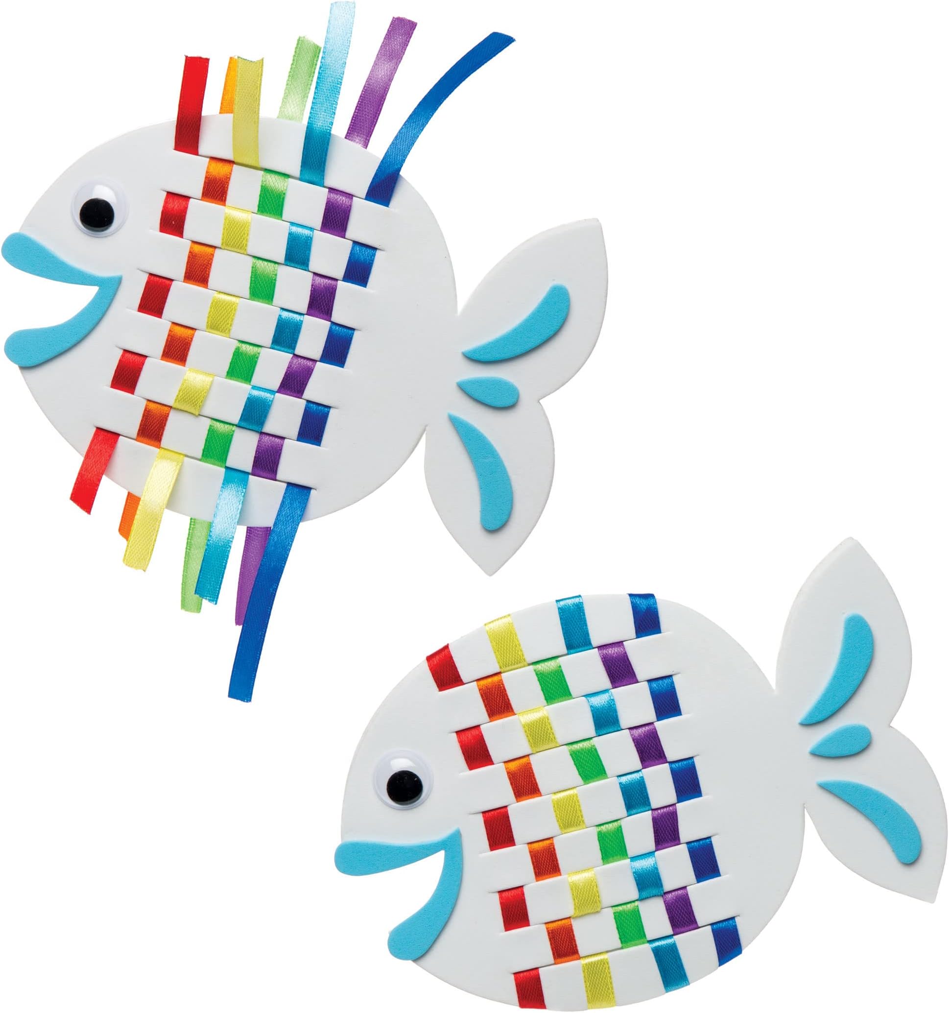 Baker Ross AR516 Rainbow Fish Kits (Pack of 6) -Arts and Crafts Kids ...