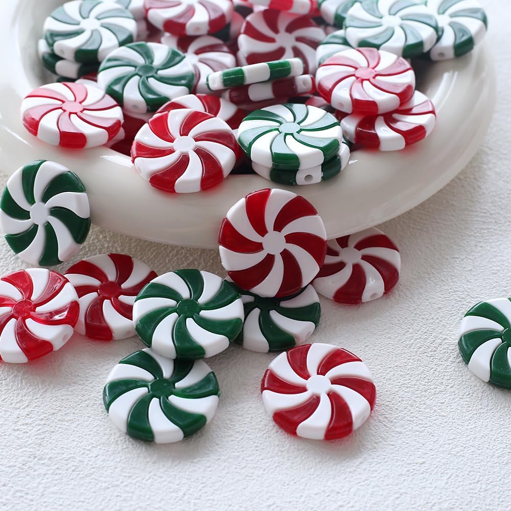 Bastón de caramelo de Navidad, 90 piezas de adornos colgantes para ...