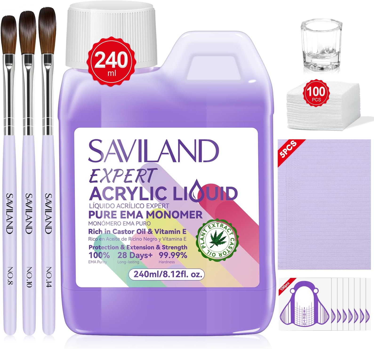 Amazon.com: MAGIC ARMOR Acrylic Liquid Monomer and Acrylic Powder Set ...