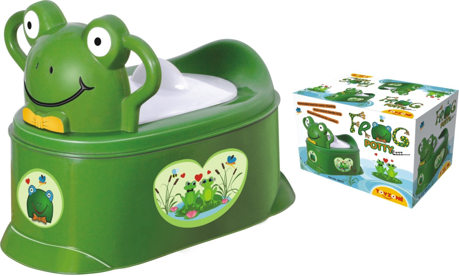 Buy Toyzone Frog Potty Seat-50575 | Potty Training Seat | Easy Grip ...