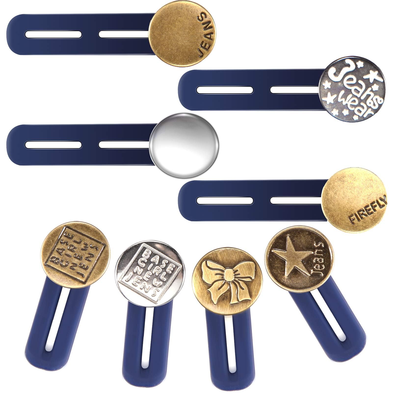 Amazon.com: Button Waist Extender Pants Waist Extender Adjustable ...