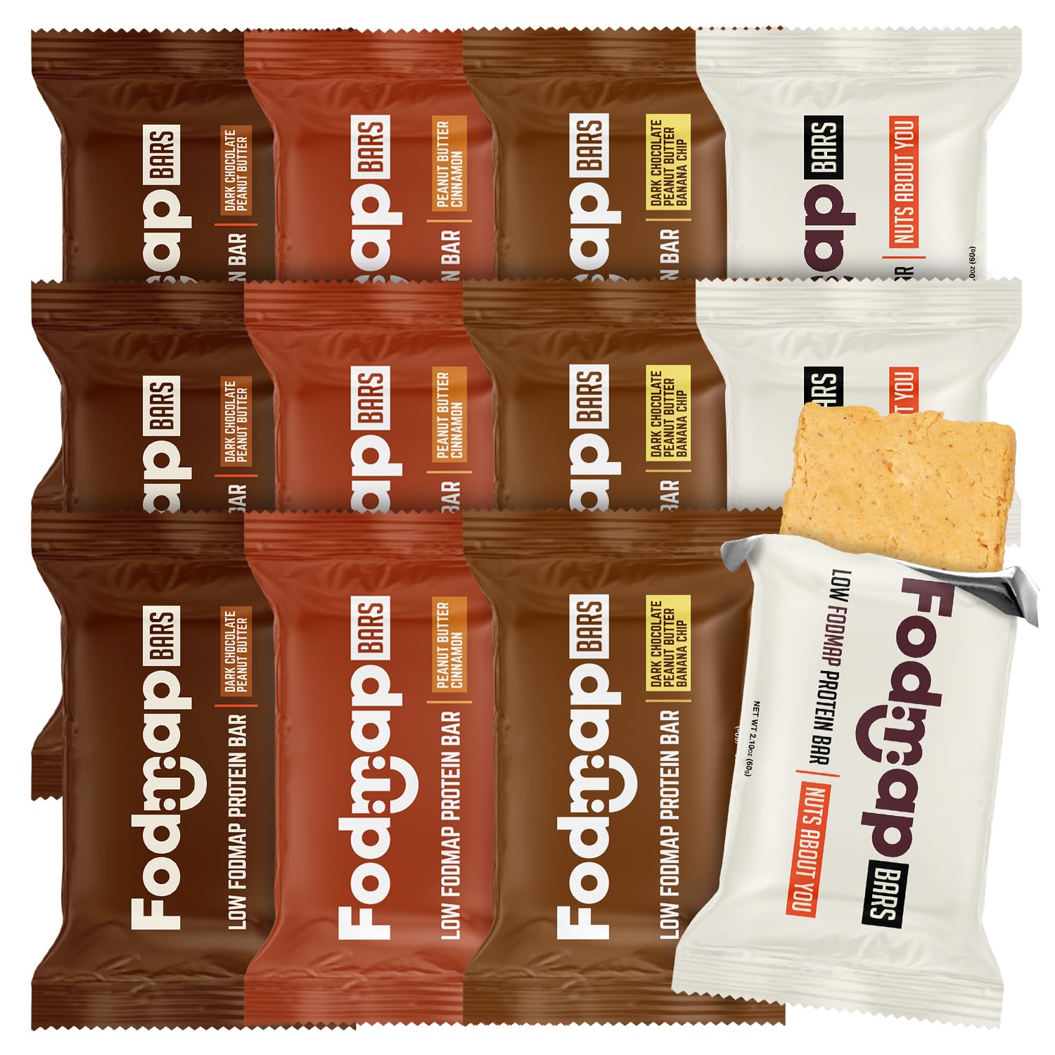 Fodmazing Fodmap Bars Variety Pack Low Fodmap Protein Bar Made ...