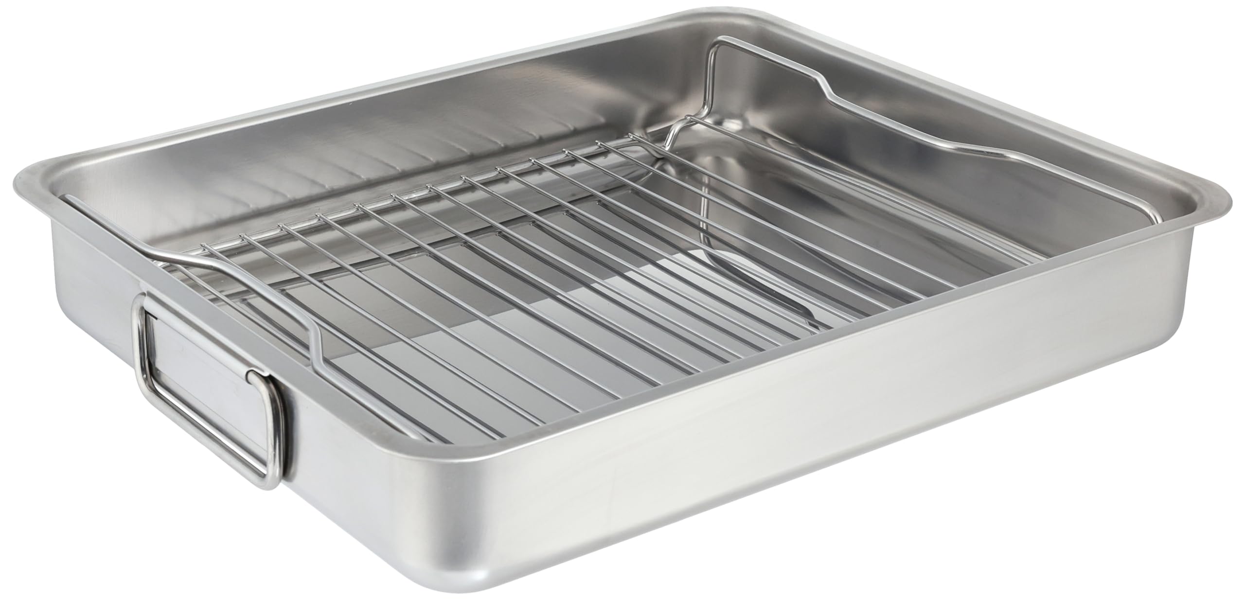 IKEA KONCIS - Roasting tin with Grill Rack, Stainless Steel - 40x32 cm ...