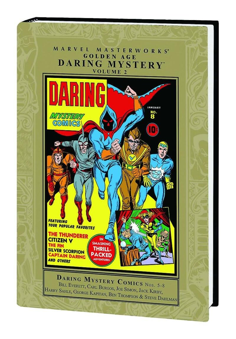 Amazon | Marvel Masterworks Golden Age Daring Mystery 2 | Kapitan ...