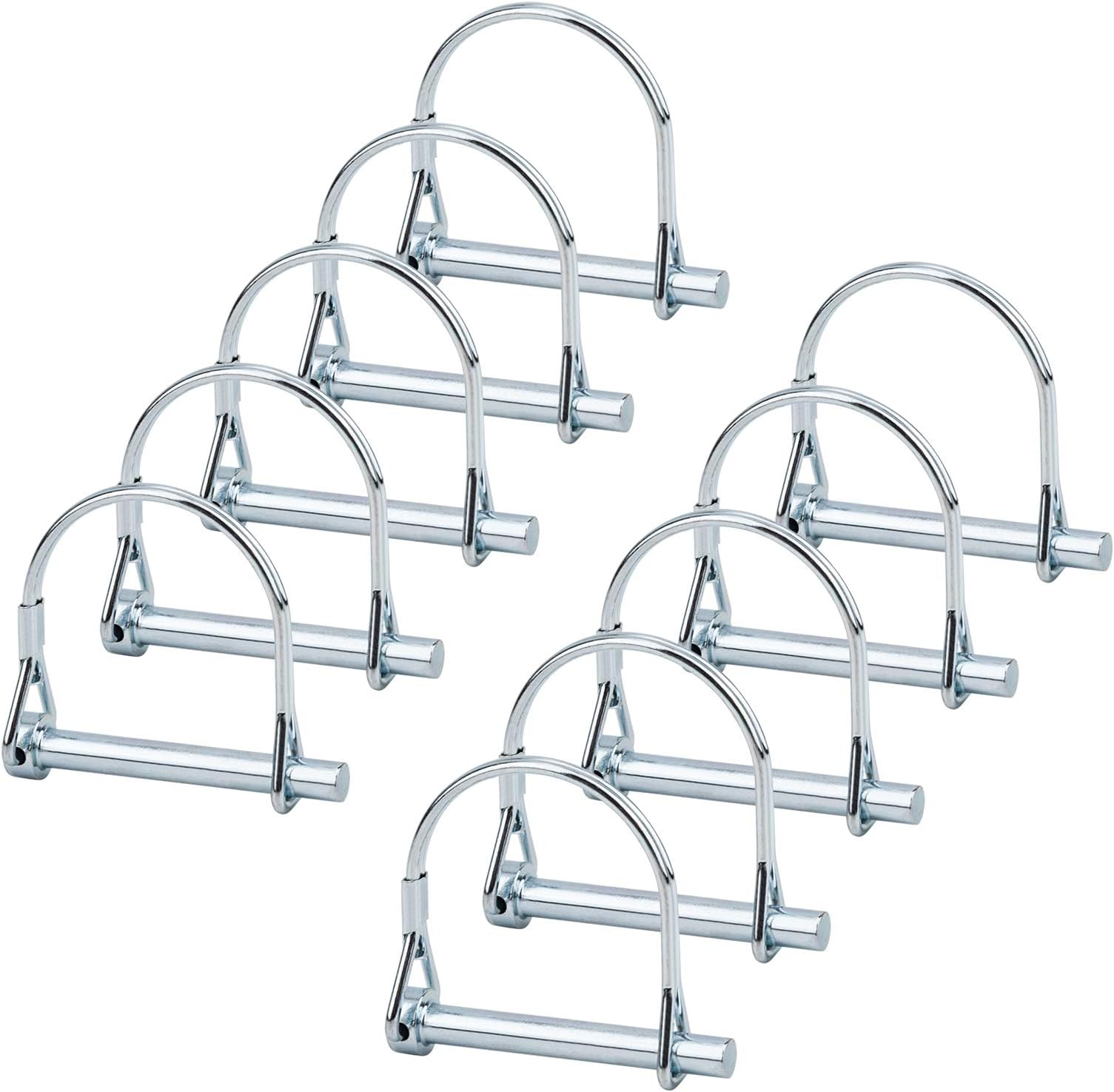 INCREWAY 10pcs Wire Lock Pin, 1/4" Heavy Duty Safety Coupler Shaft ...