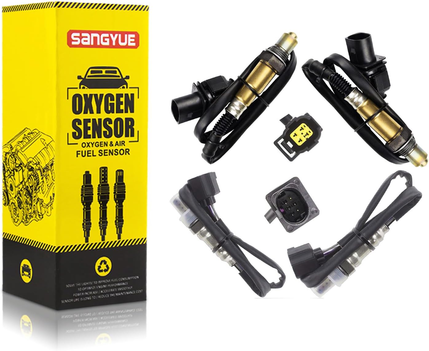Amazon.com: Sangyue 4PCS Oxygen O2 Sensor 1 & 2 for 2010-2011 Mercedes ...
