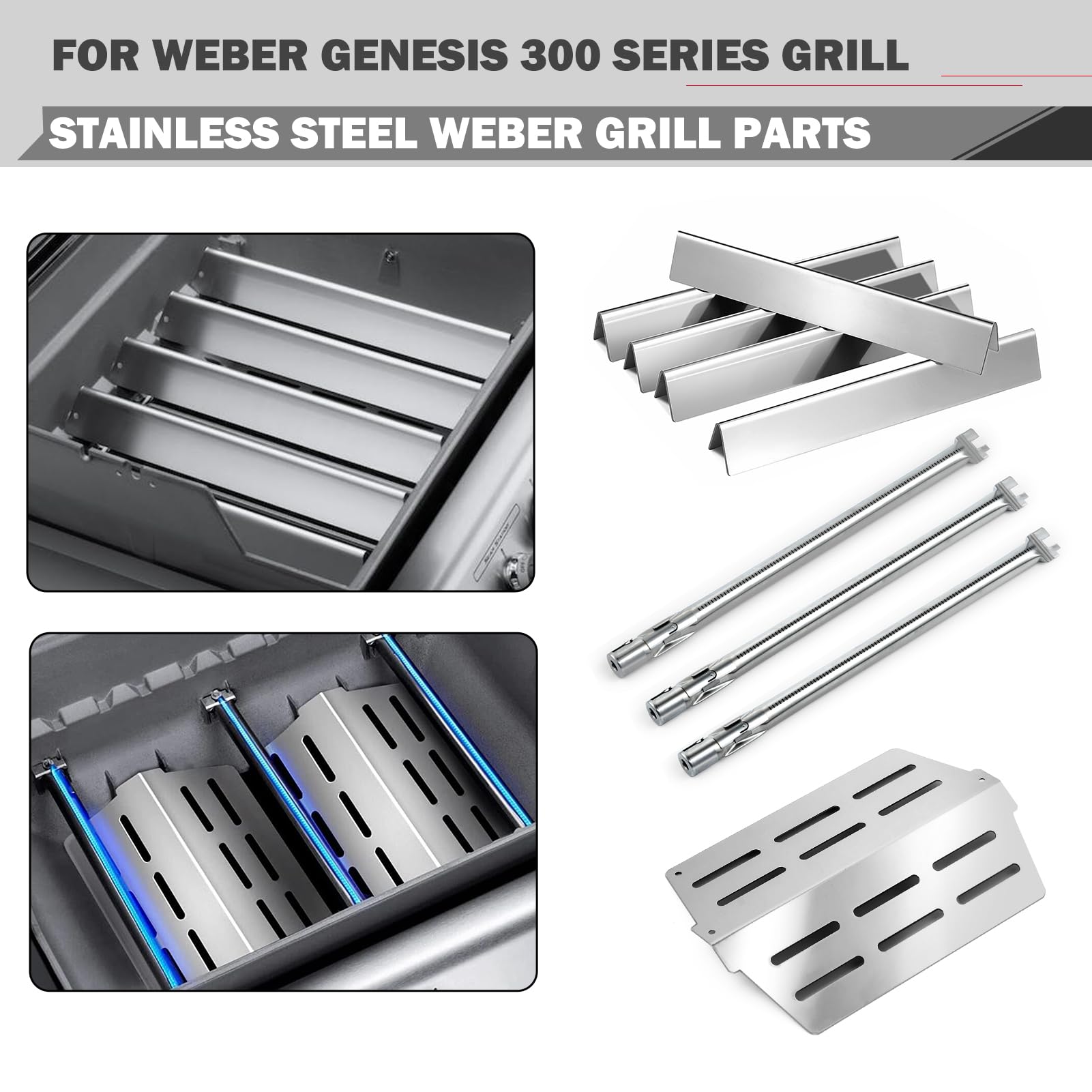Snapklik.com : Genesis 300 Grill Replacement Parts For Weber Genesis ...