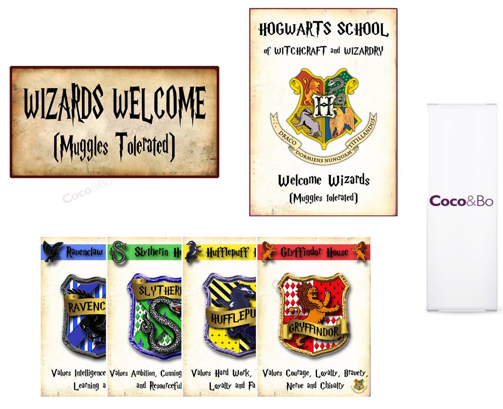 Buy Coco&Bo - Hogwarts Houses - Standard Room Decoration Party Pack ...