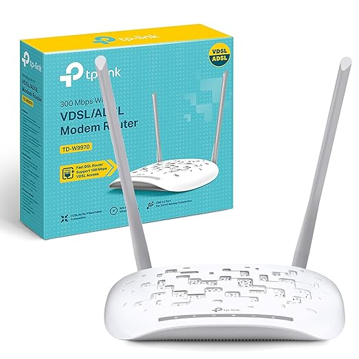TP-Link TD-W9970 300 Mbps Wireless VDSL/ADSL, with 1 USB 2.0 Port ...