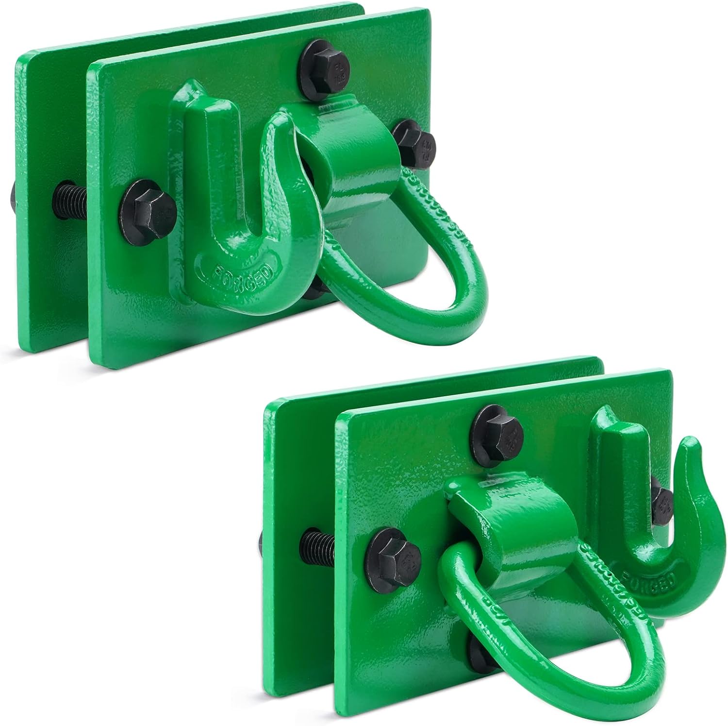 Amazon.com: SPARKWHIZ Tractor Bucket Hooks with Tie Down Ring, Grade 70 ...