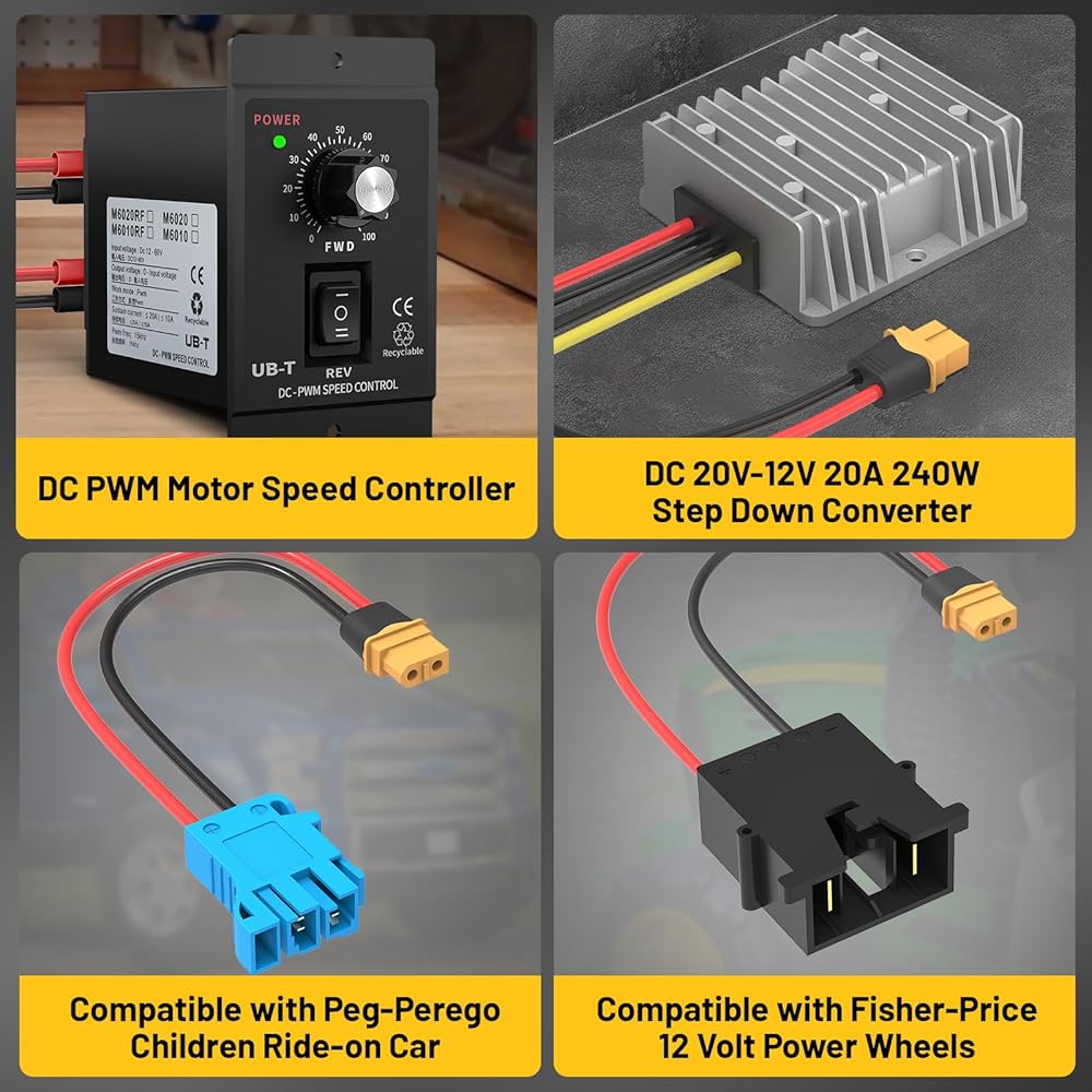 Power Wheel Adapter Kit for Dewalt 20V Battery – Liberia | Ubuy