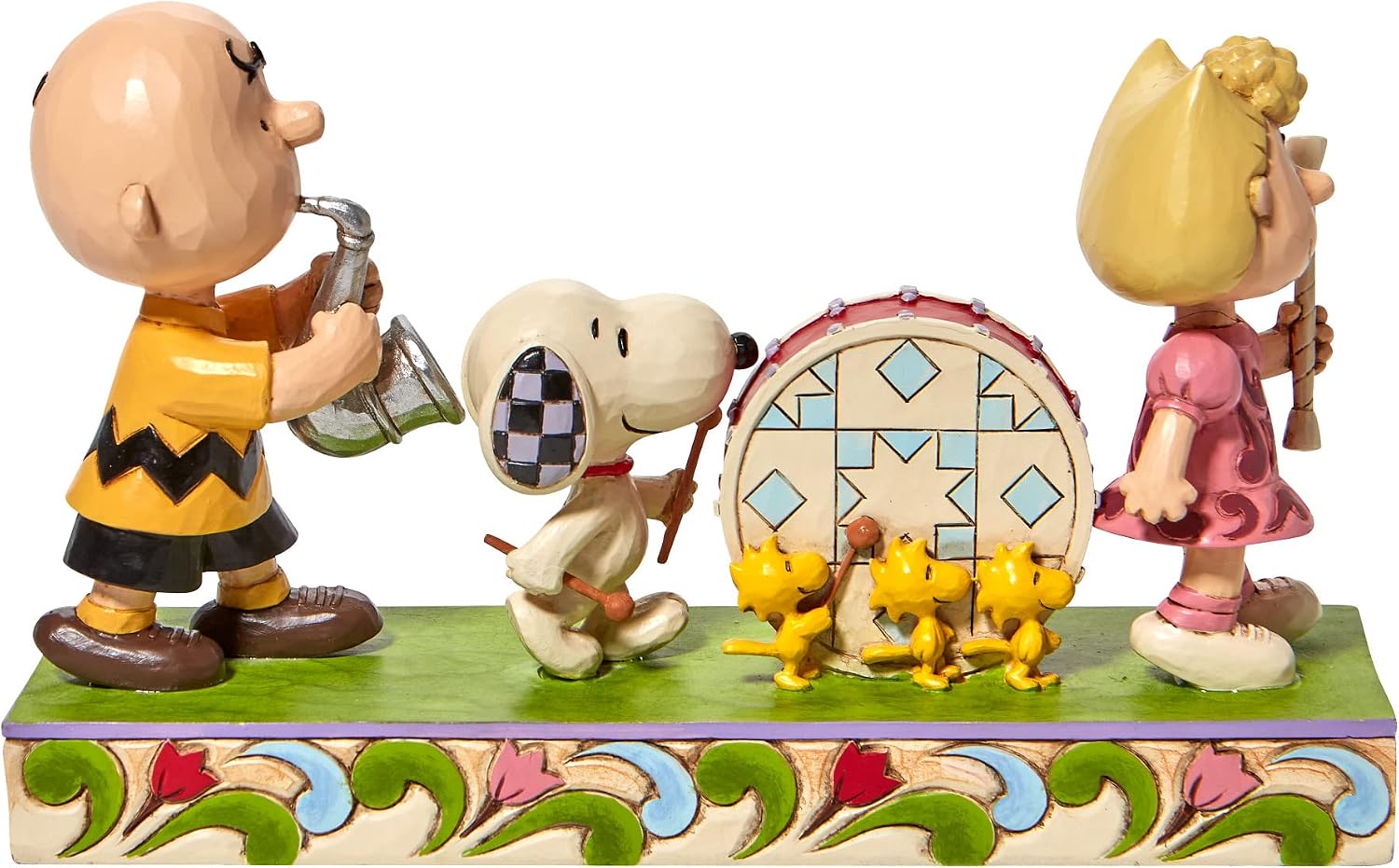 Amazon.com: Enesco Jim Shore Peanuts Marching Band Parade Figurine, 4. ...