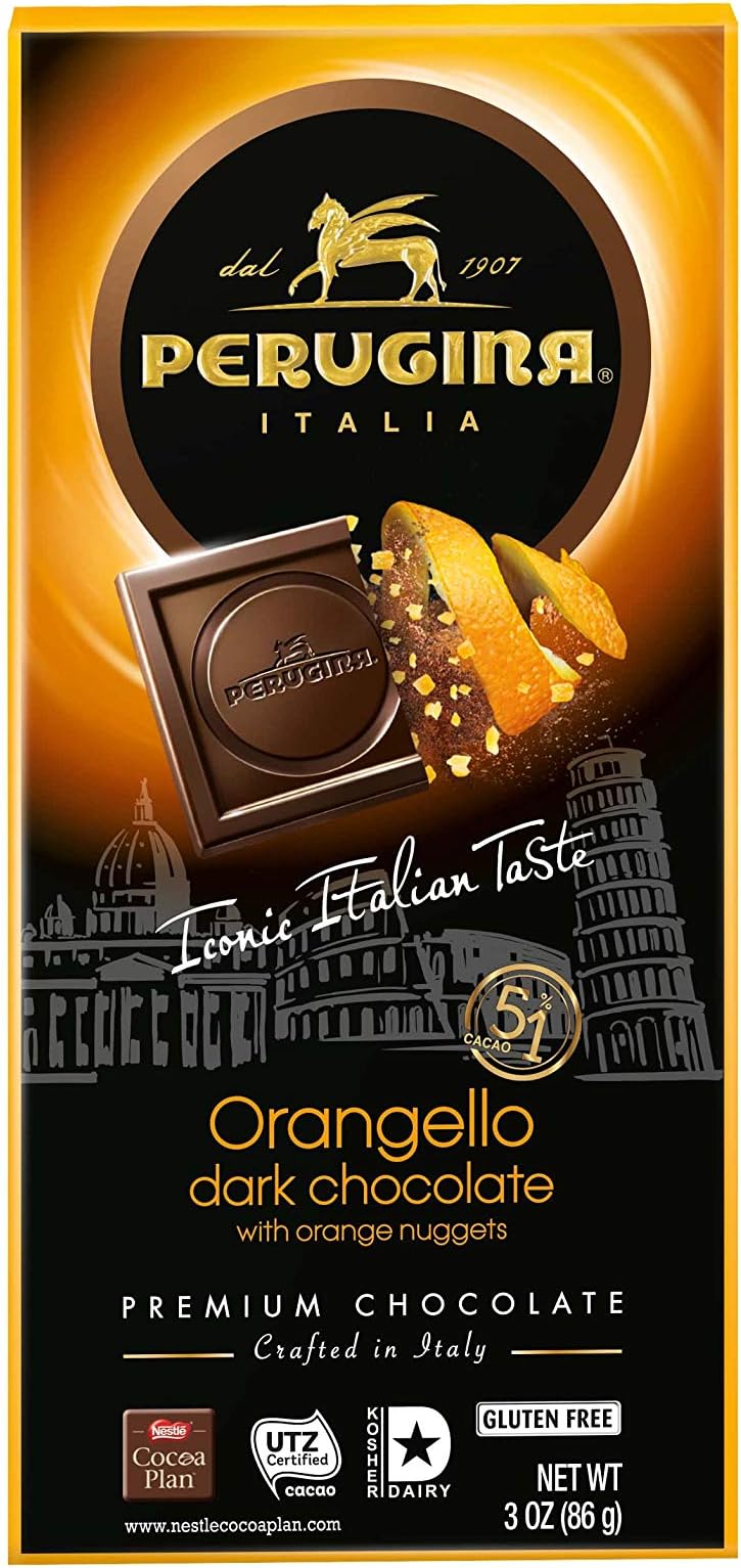 Amazon.com : Perugina Chocolate Bars 3oz (1 Bar/unit) (Bittersweet ...