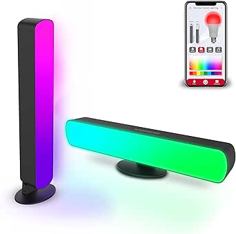 Amazon.com: Monster Smart LED Light Bars 2 Pack, RGB+IC Multi-Color ...