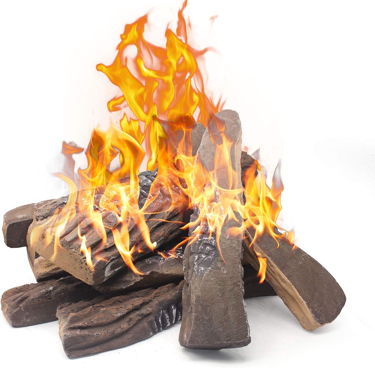 Replacement Rock Wool Embers for Gas Fireplaces/Gas Logs- 6 Ounce Bag ...