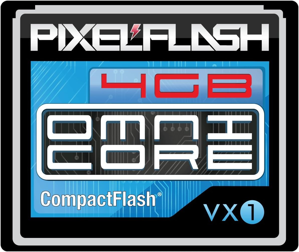 Amazon.com: PixelFlash 4GB 133x CF OmniCore Series Compact Flash Memory ...