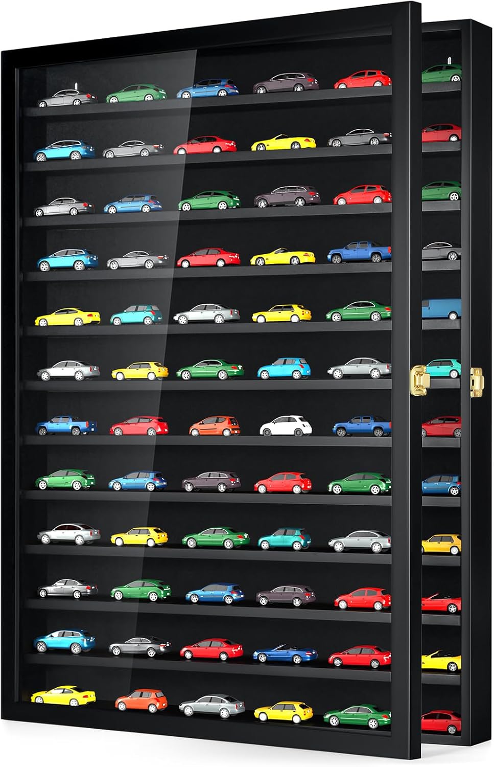 Amazon.com: TJ.MOREE Model Car Display Case 1/64 Scale Diecast Wall ...