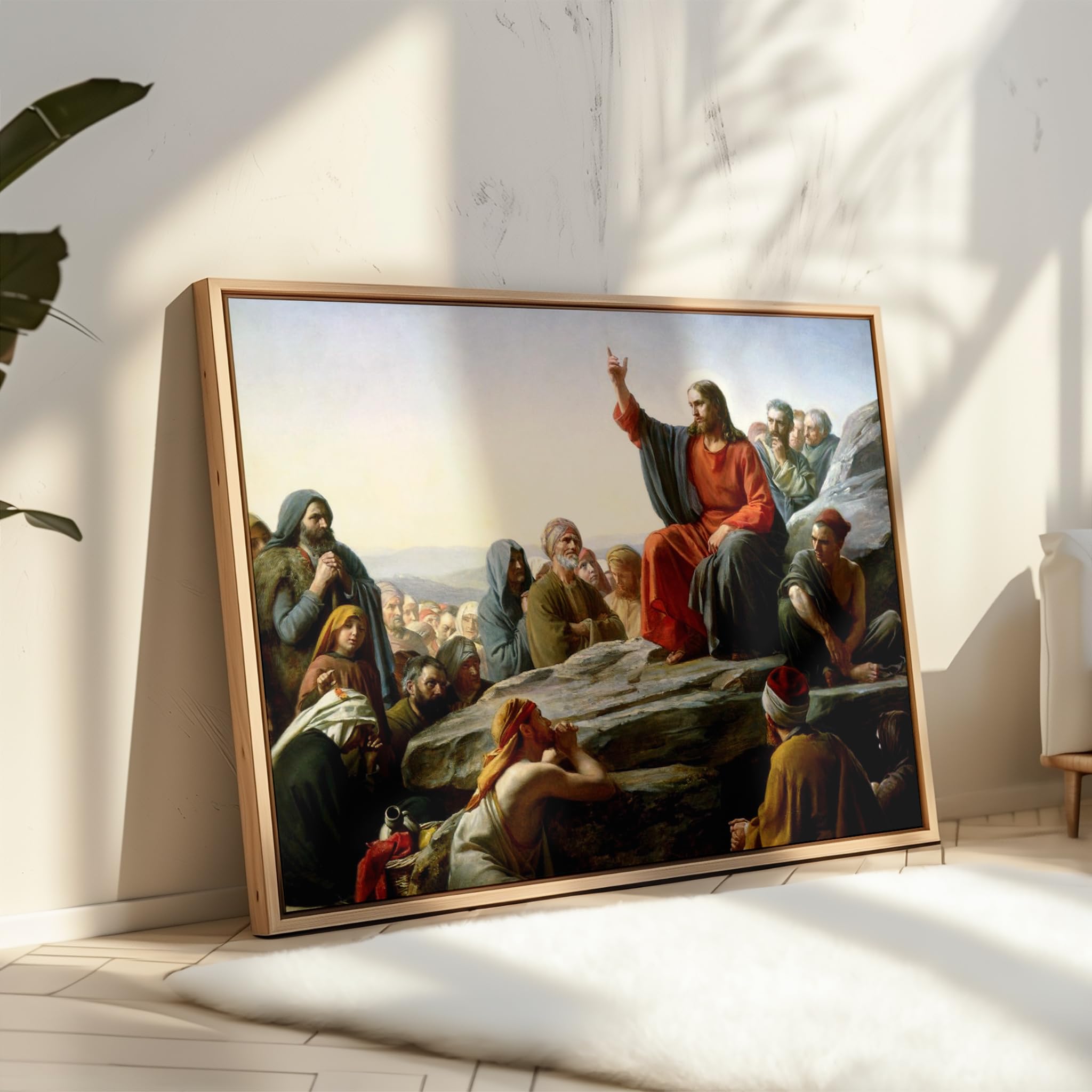 Snapklik.com : Poster Master Vintage Sermon On The Mount Poster - Retro ...