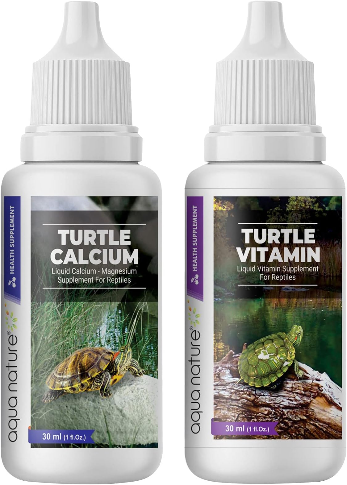 aqua nature Special Combo Turtle Vitamin & Turtle Calcium Health ...