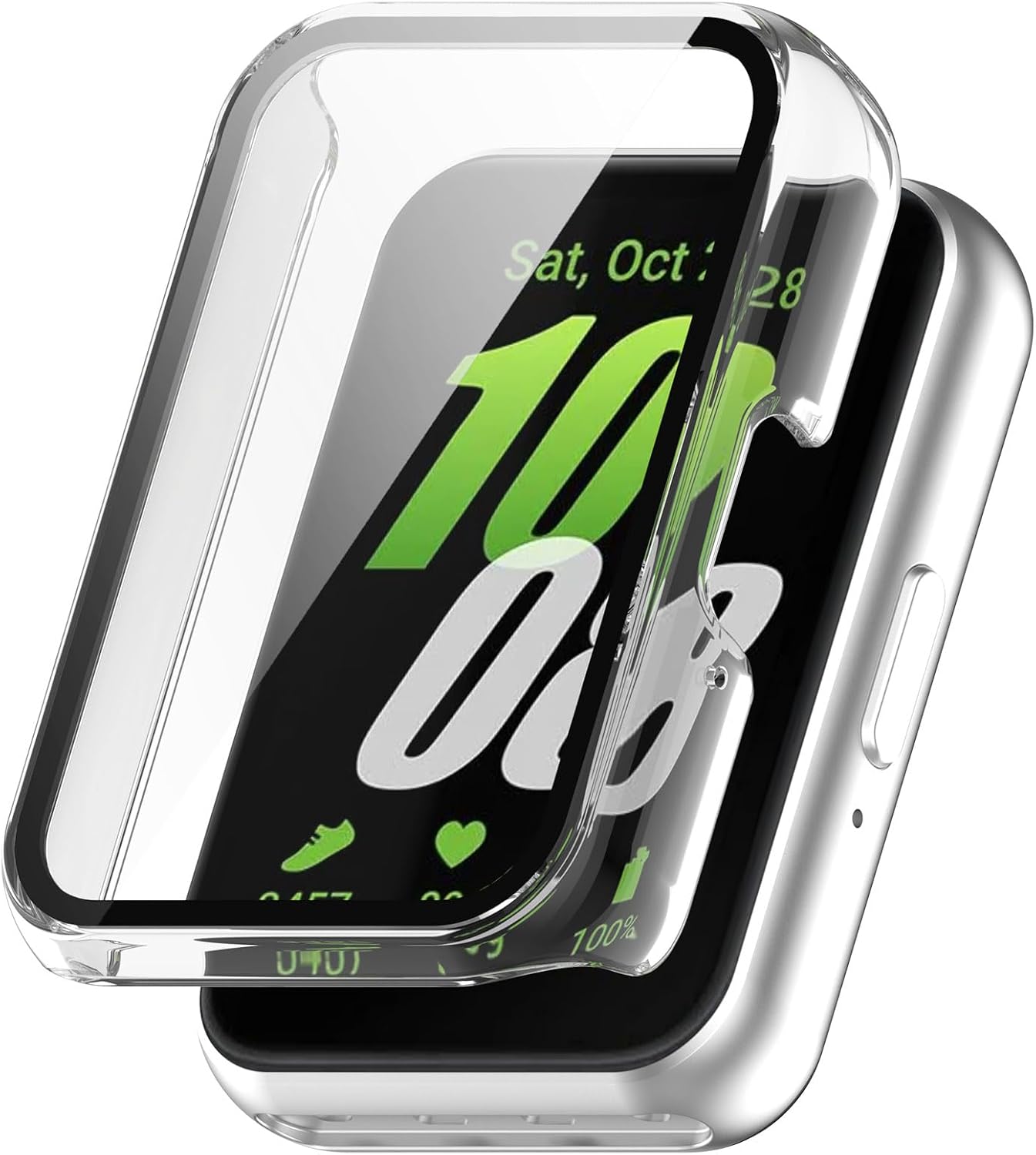 Amazon.com: FanTEK Compatible for Samsung Galaxy Fit 3 Watch Case for ...