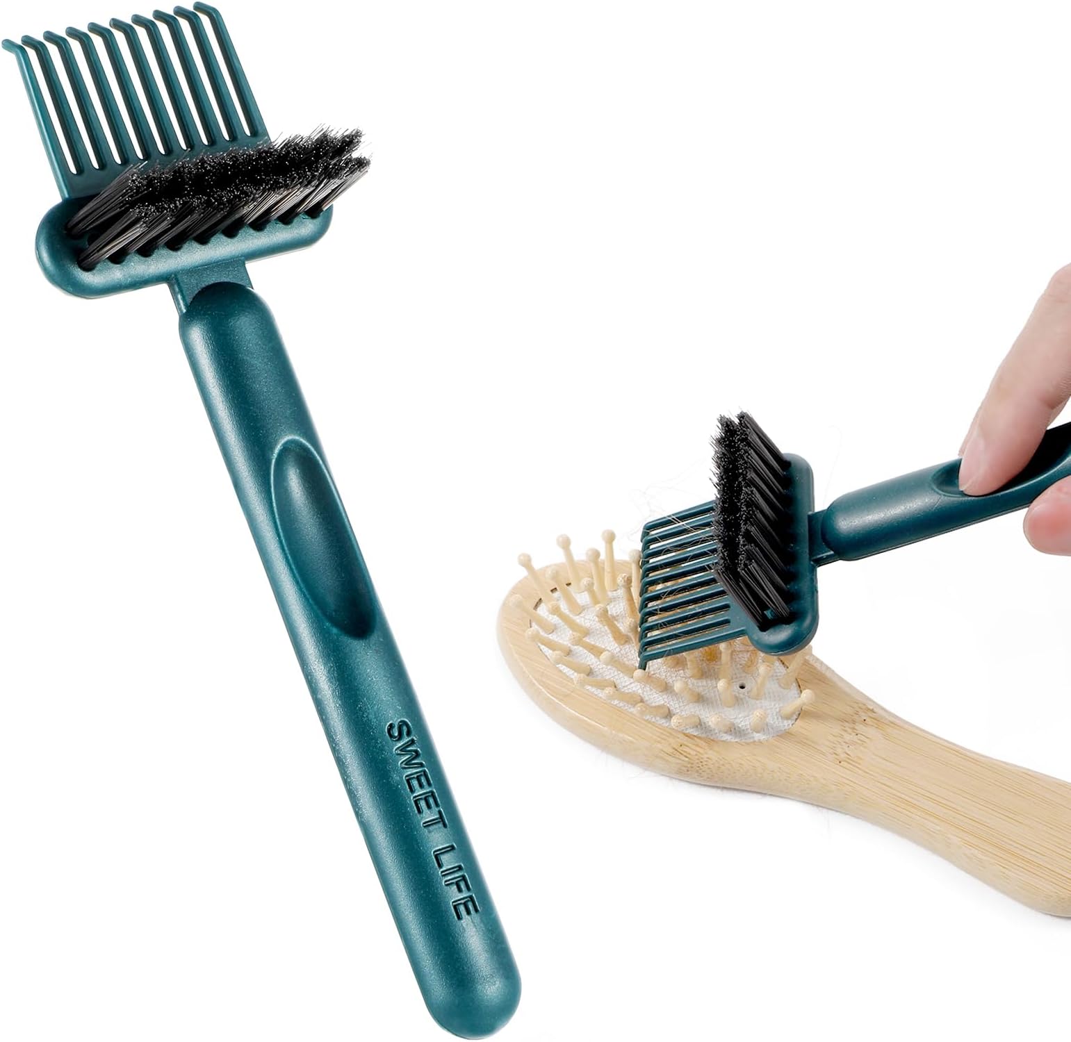 Amazon.com : Brush Cleaning Tool 2-In-1 Comb Cleaner Effective ...