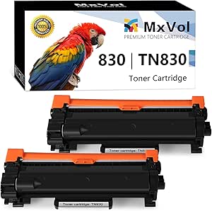 Amazon.com: MxVol TN830 TN830XL Toner Cartridge Replacement for Brother 830 TN830 use for ...