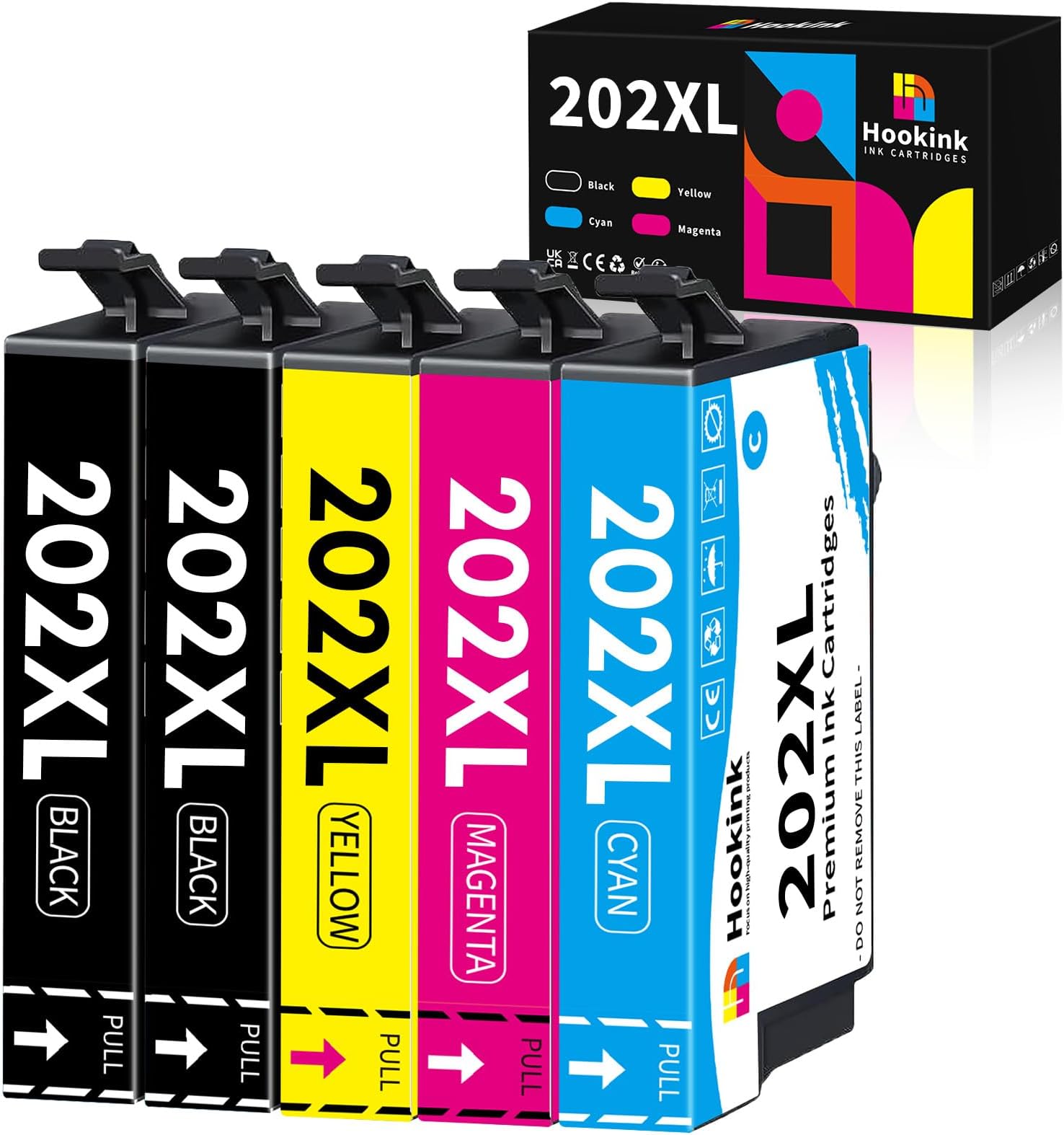 Amazon.com: 202XL 202 Ink Cartridges for Epson Printer Remanufactured Compatible for Epson 202XL ...