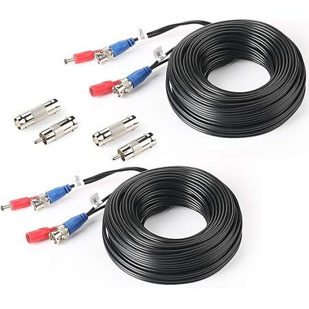 Amazon.com : Flashmen 25ft 1 Pack BNC Video Power Cable Security Camera ...