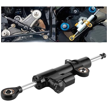 Amazon.com: FXCNC Motorcycle CNC Steering Damper Stabilizer Buffer ...