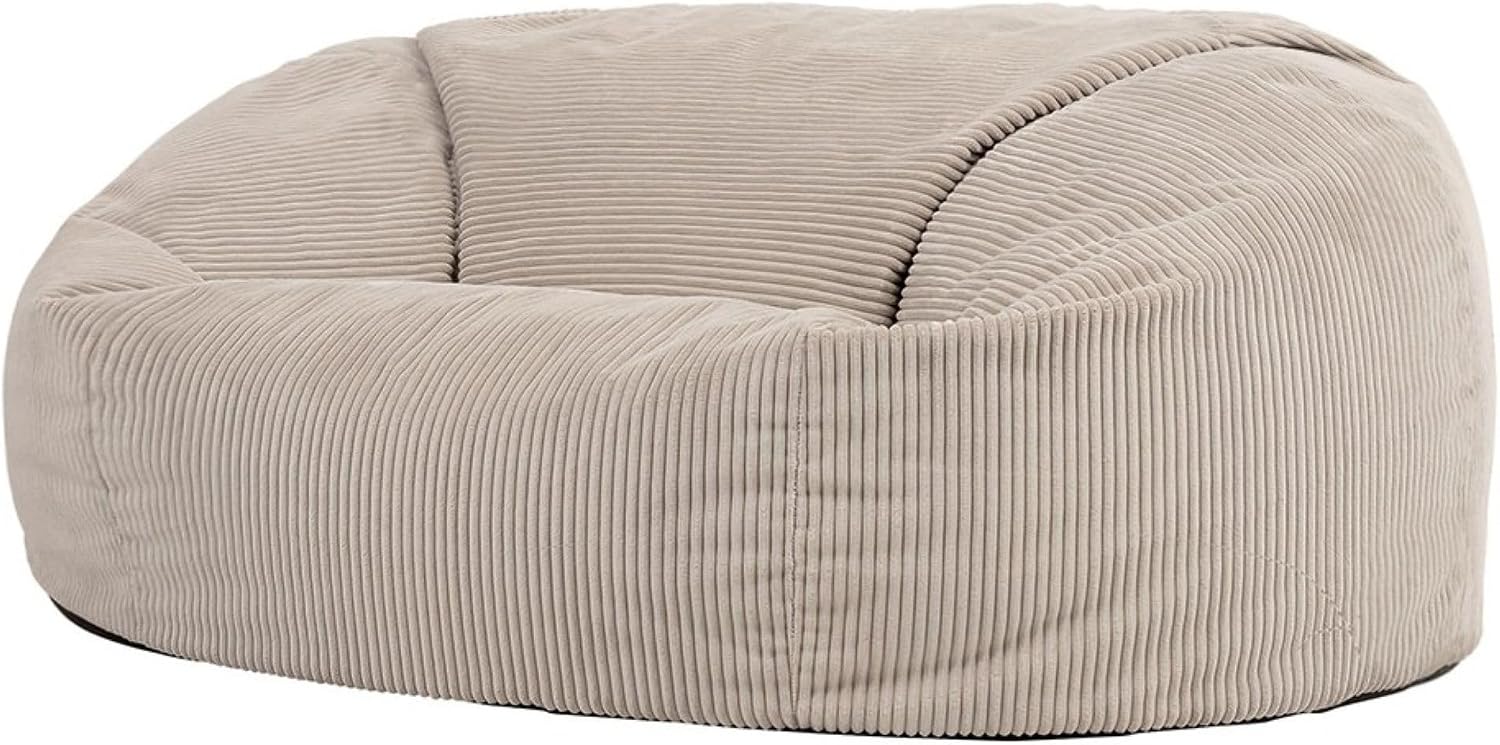 Icon Soul XXL Sitzsack Sofa für Erwachsene, Beige, Flauschiger ...