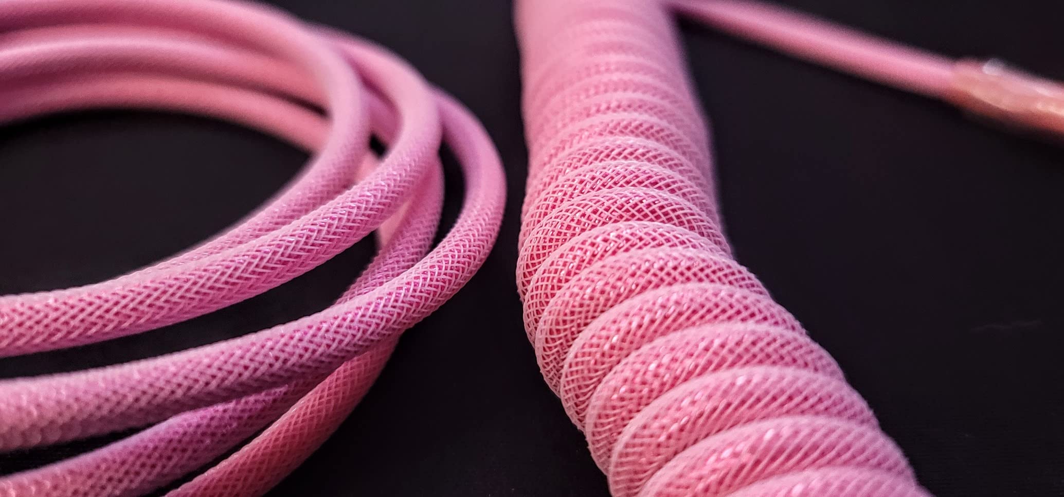 UCINNOVATE Coiled Keyboard Cable, Pro Custom Coiled USB C Cable for ...