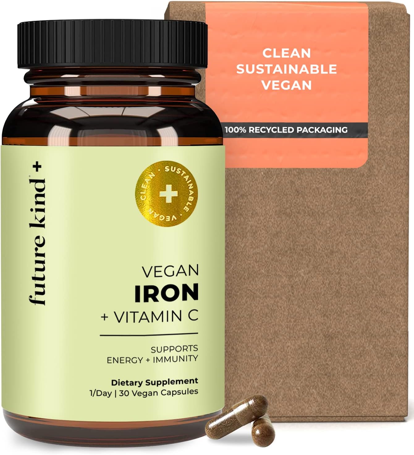 Amazon.com: Vitanica Iron Extra, Iron Supplement Enhanced Absorption ...