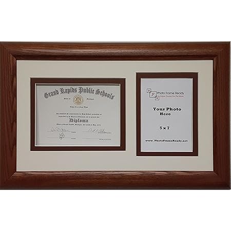 Amazon.com - Graduation High School Diploma Certificate 6x8 with 5x7 ...