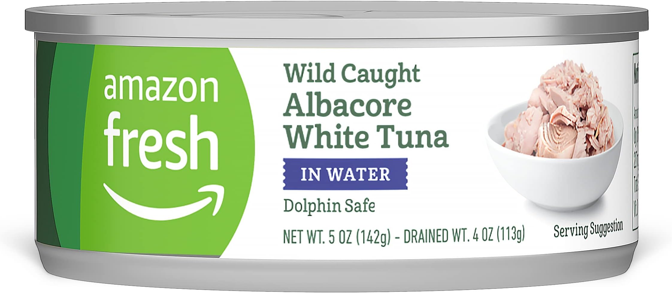 Amazon.com : Amazon Fresh, Solid White Albacore Tuna, 5 Oz : Grocery ...