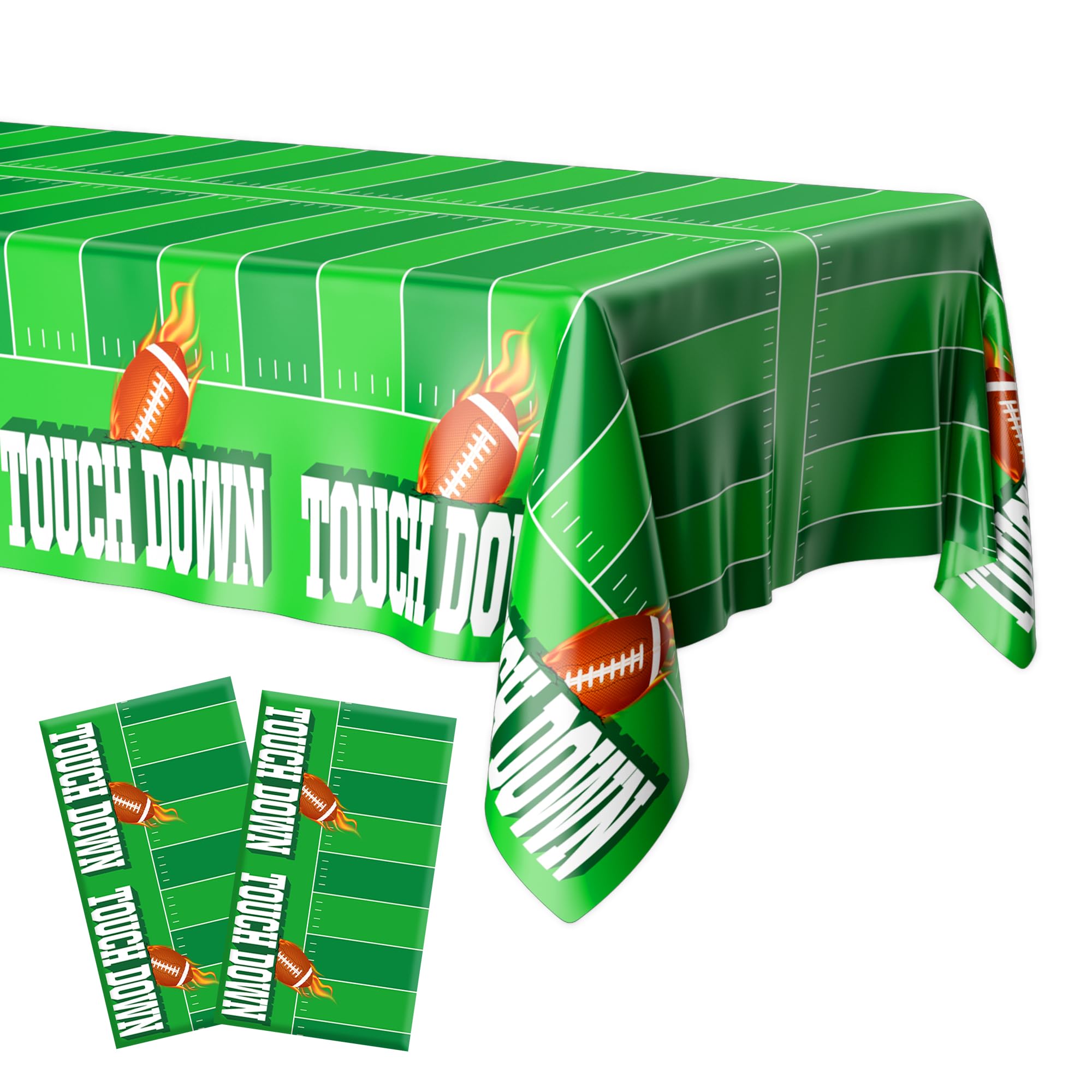 Amazon.com: Football Tablecloth, Superbowl Party Decorations 2025 ...