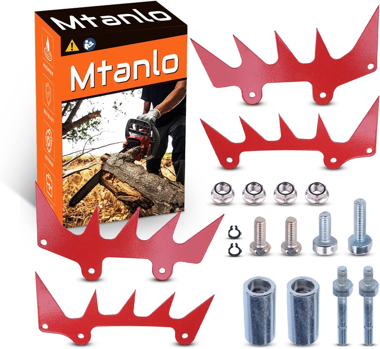Amazon.com: Mtanlo Dual Felling Dog Bumper Spikes Chain Catcher Set for ...