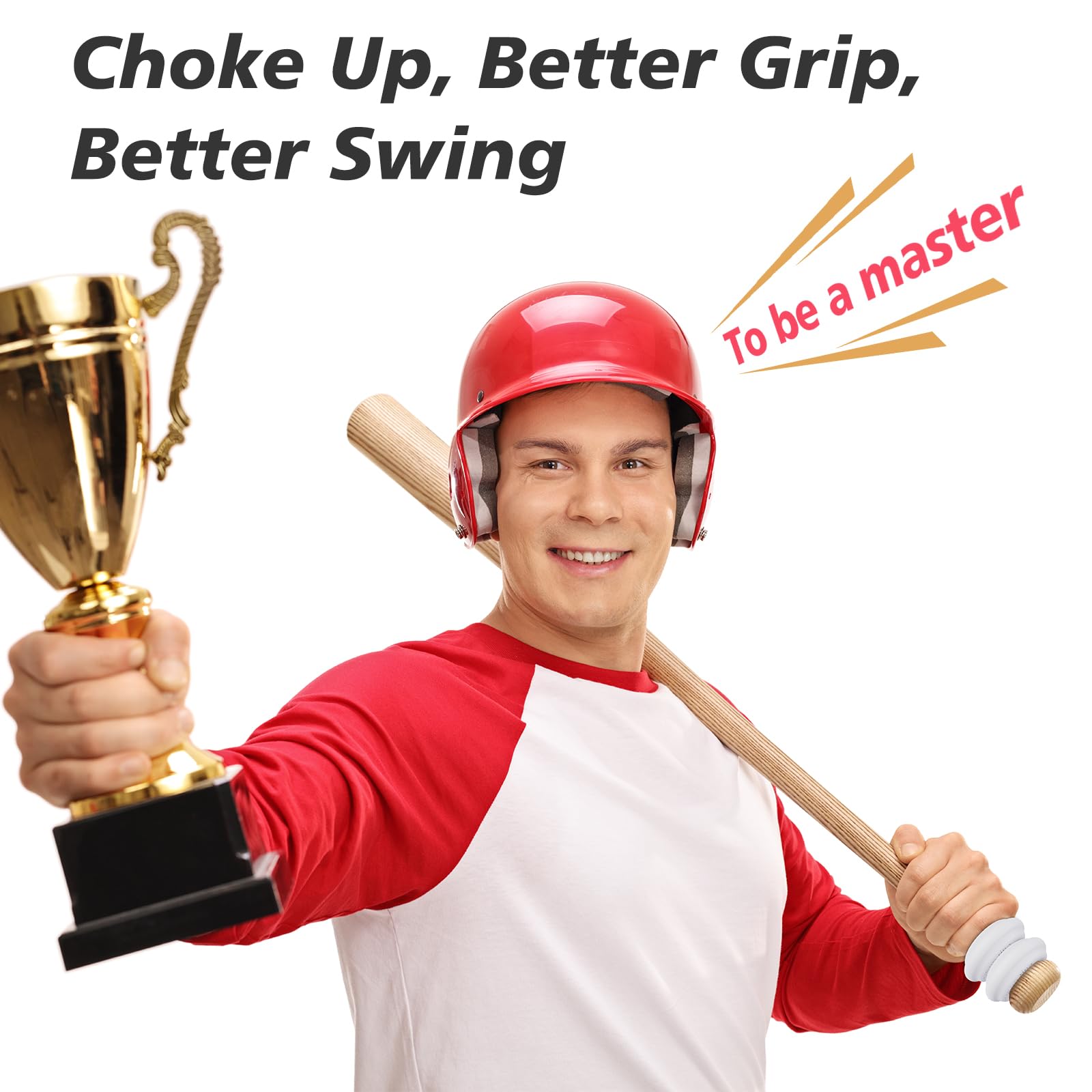 Snapklik.com : 5 Packs Baseball Bat Grip Choke Up Rings Choke Ring ...