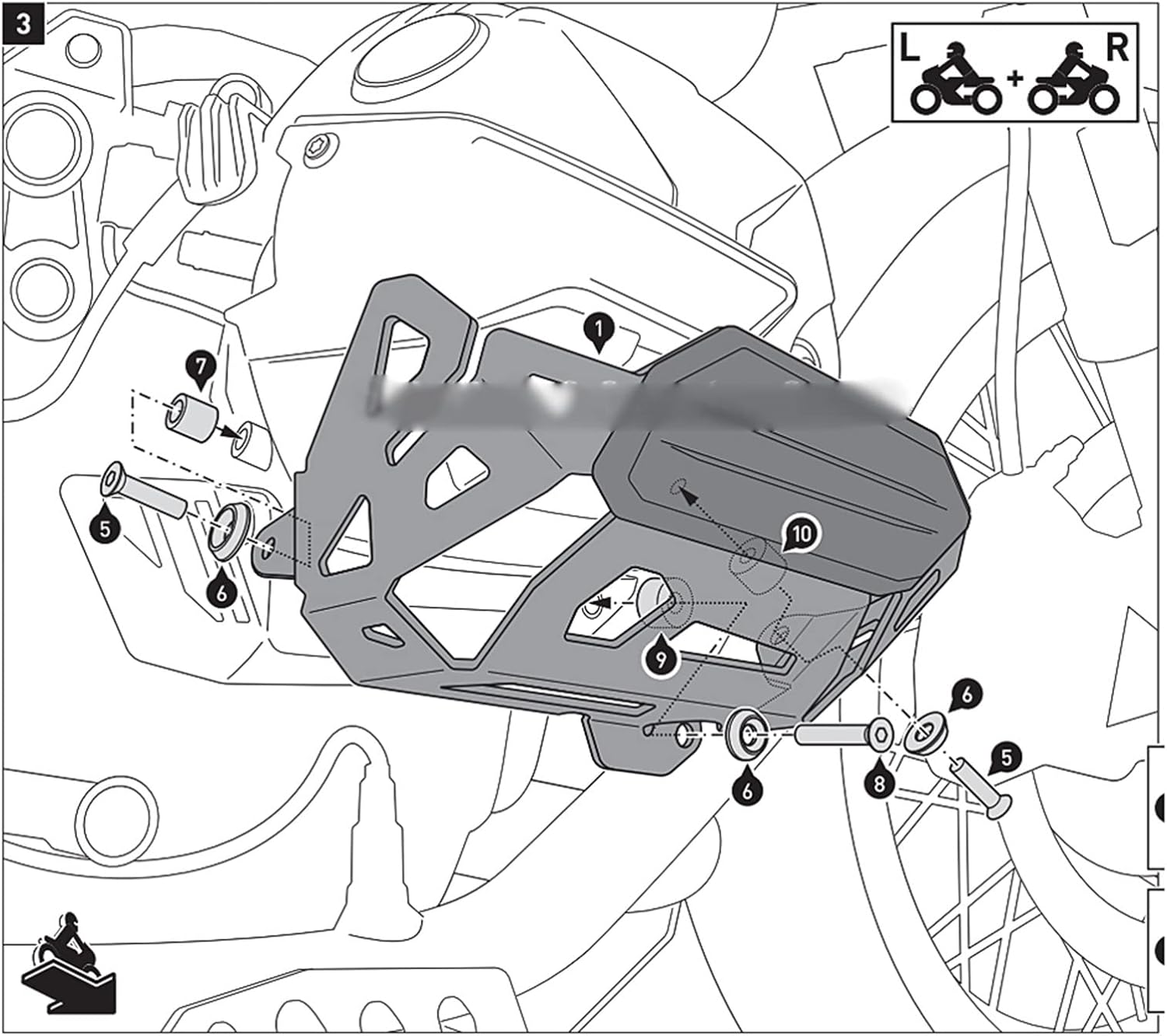 Bumper for BMW R NineT RnineT Pure R Nine T Scrambler 2020 2021 2022 ...